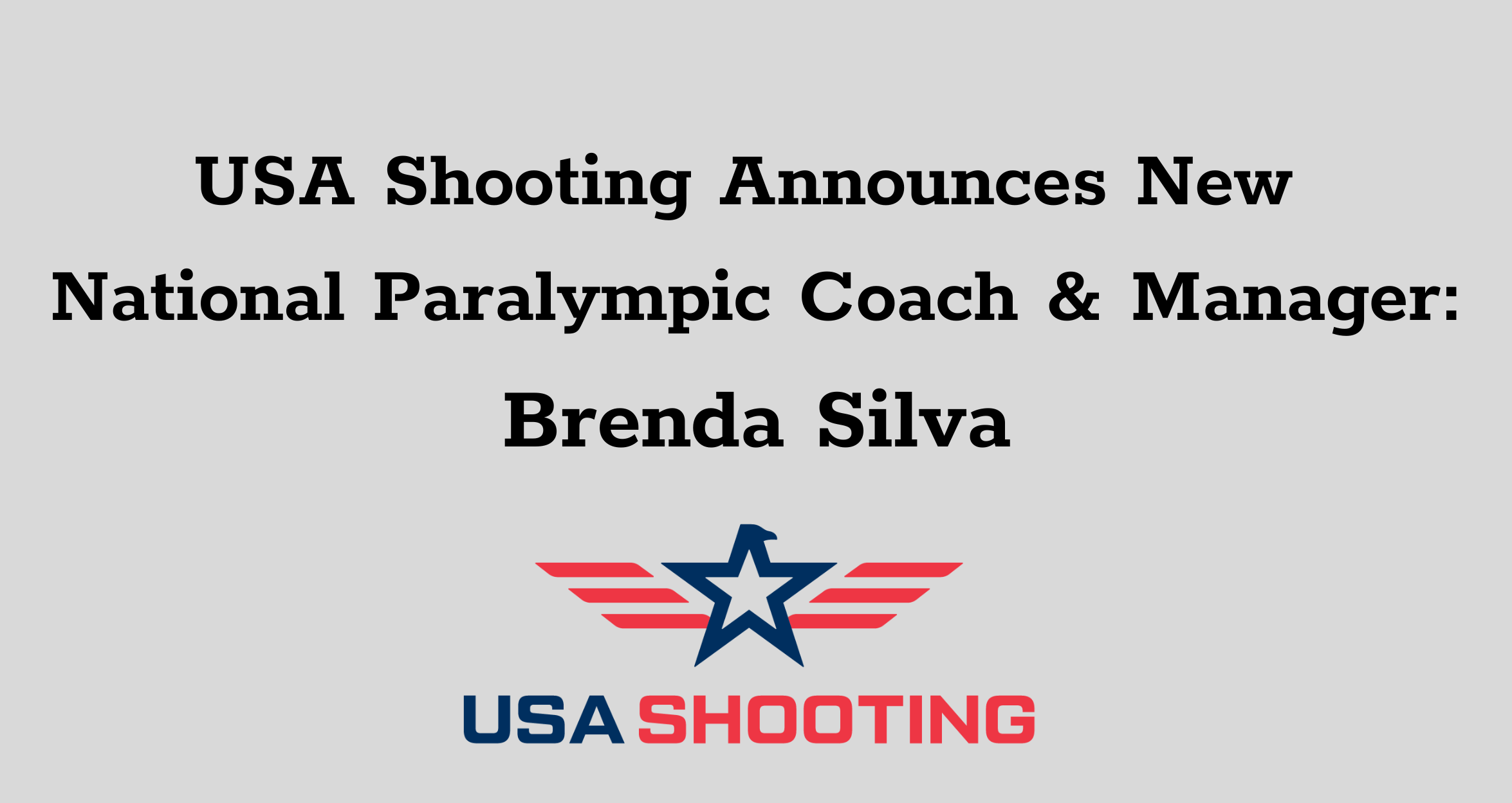 USA Shooting Announces New Paralympic Coach & Manager, Brenda Silva ...